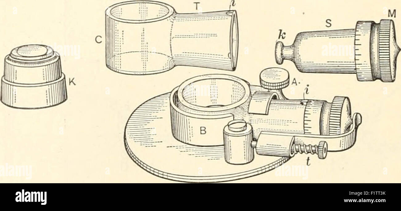 Old microscope drawing hi-res stock photography and images - Alamy