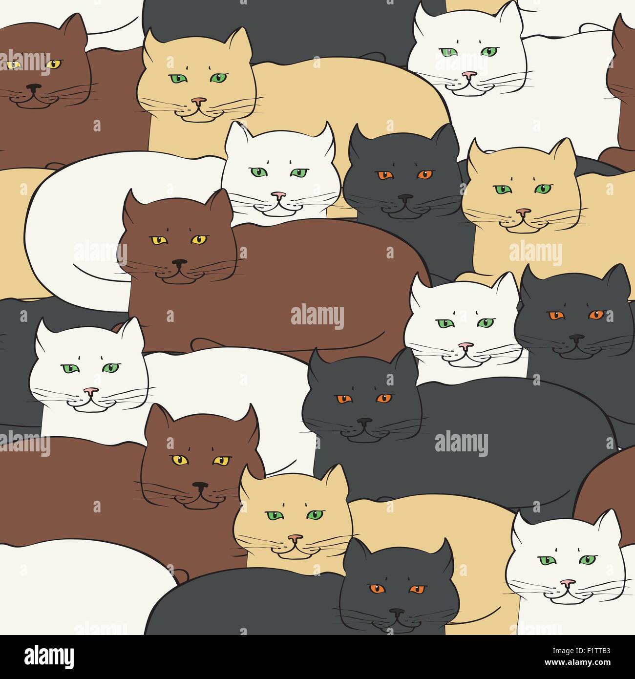 Seamless background with british cats Stock Vector Image & Art - Alamy