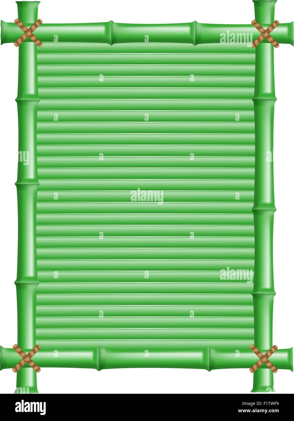 frame made of bamboo vector illustration Stock Vector Image & Art - Alamy