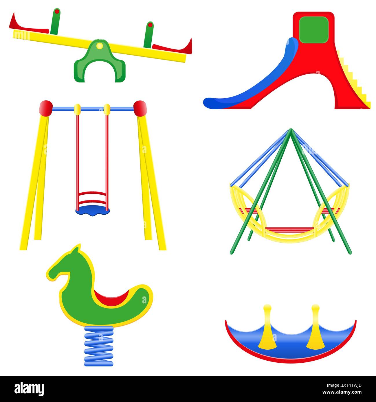 icons children teeter vector illustration isolated on white background ...