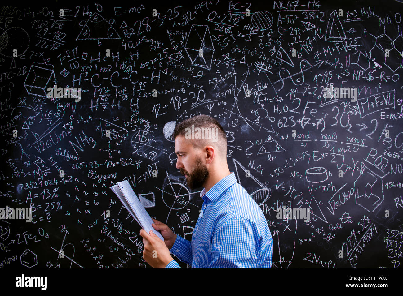 Young school teacher Stock Photo - Alamy