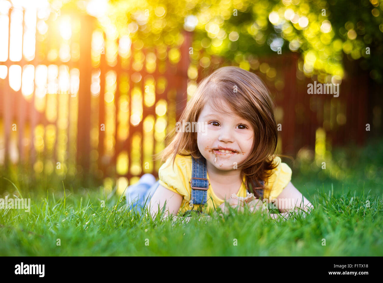 Cute litte girl Stock Photo - Alamy