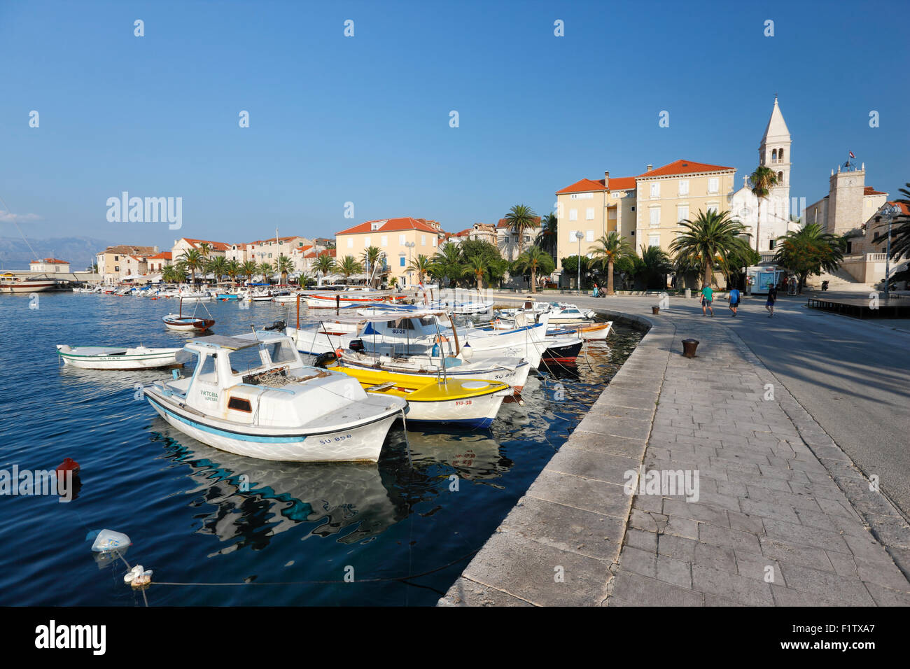 Supetar town on island Brac, Croatia Stock Photo - Alamy