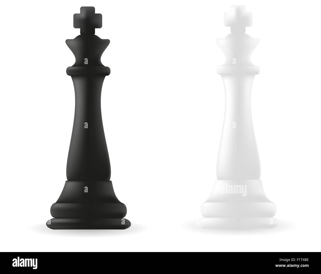 King chess piece dark Stock Vector Images - Alamy