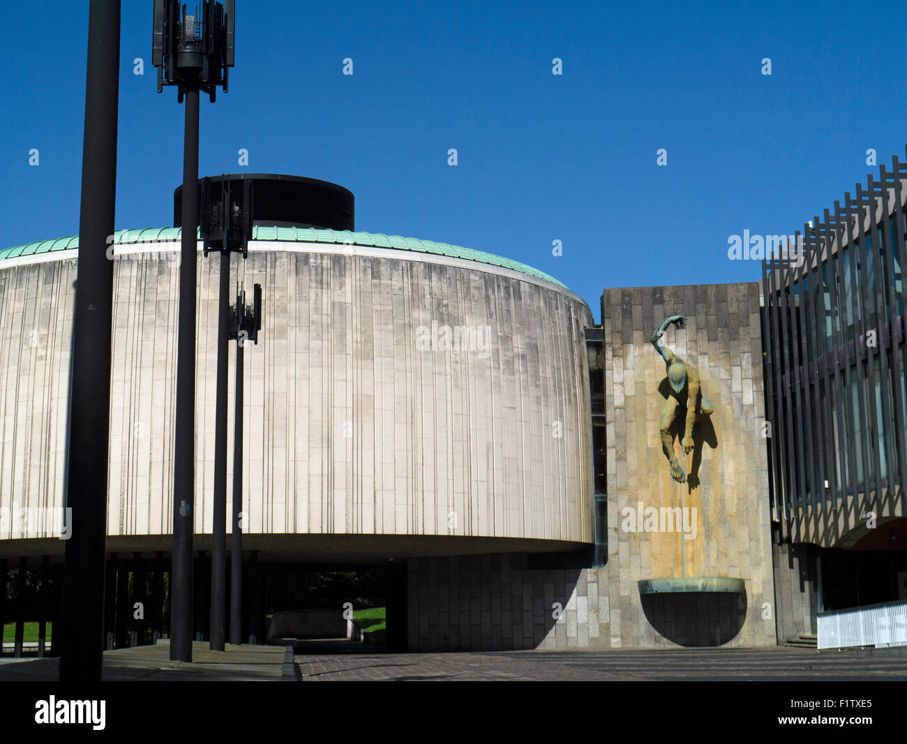 Newcastle Civic Centre, River Tyne God, Local Government Offices Stock ...