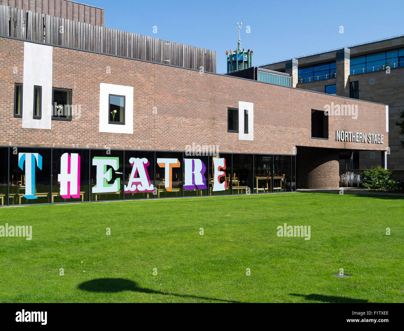 Northern Stage Theatre Kings Walk Newcastle upon Tyne England Stock ...
