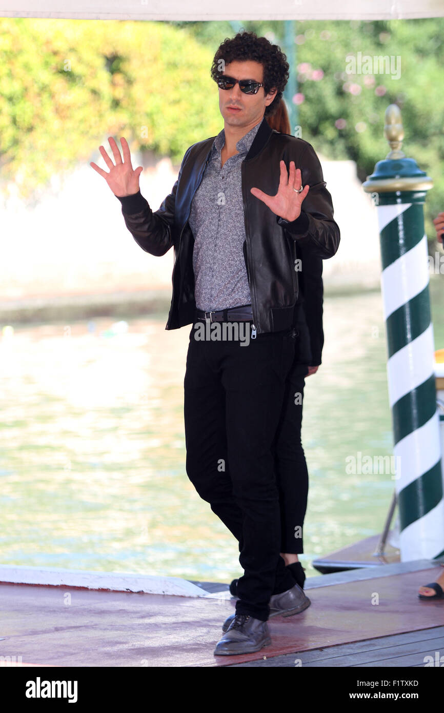 Venice, Italy. 7th September, 2015. Actor Francesco Scianna sightings ...