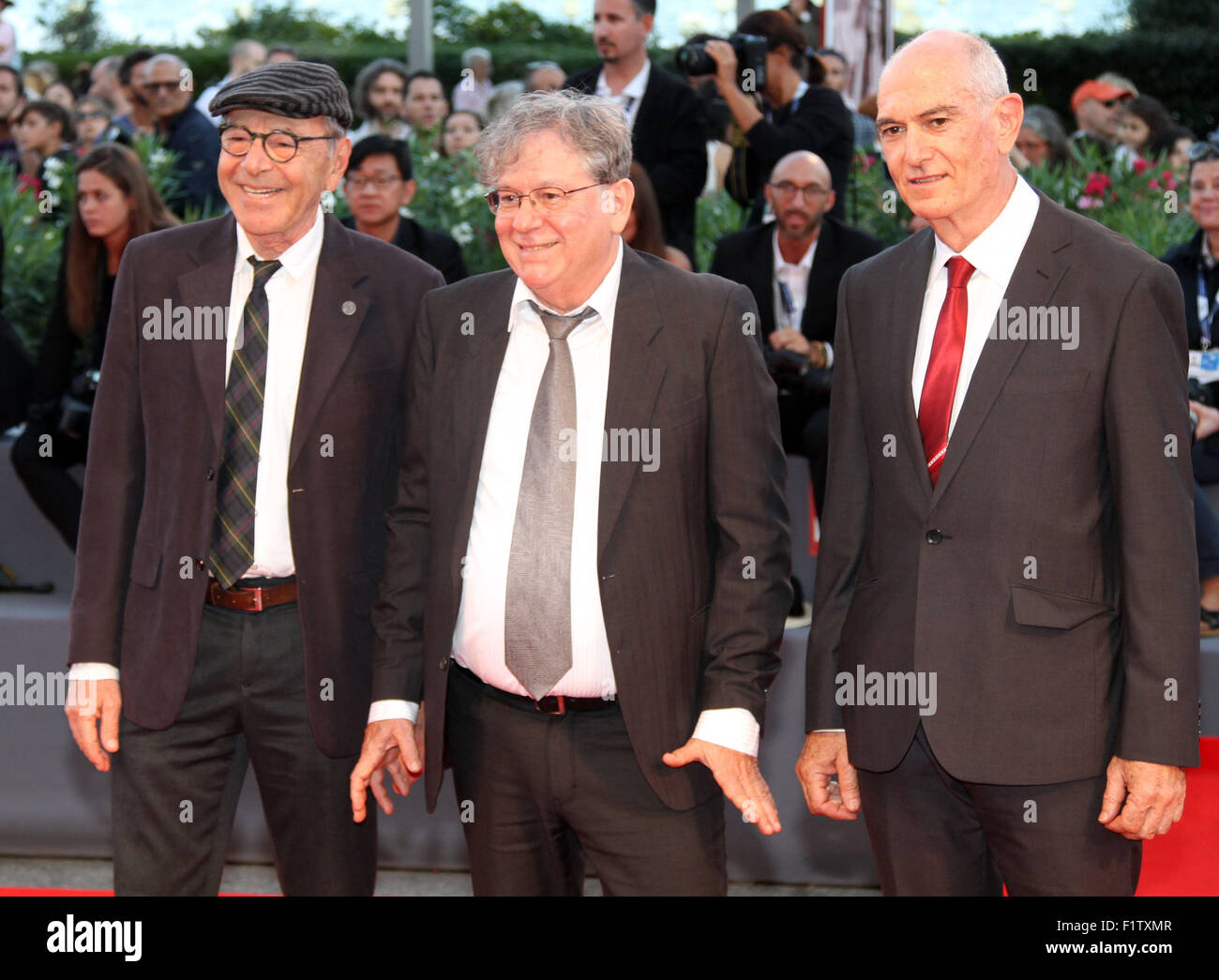 Venice, Italy. 7th September, 2015. Pini Mittelman (R) Michael ...