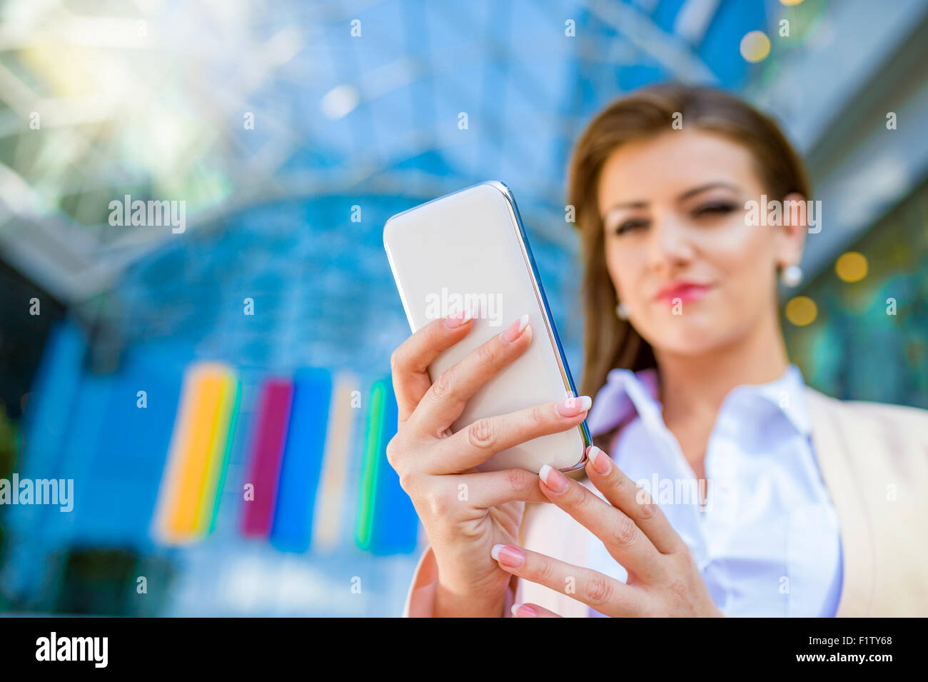 Attractive young business woman Stock Photo - Alamy Attractive young business woman Stock Photo - Alamy