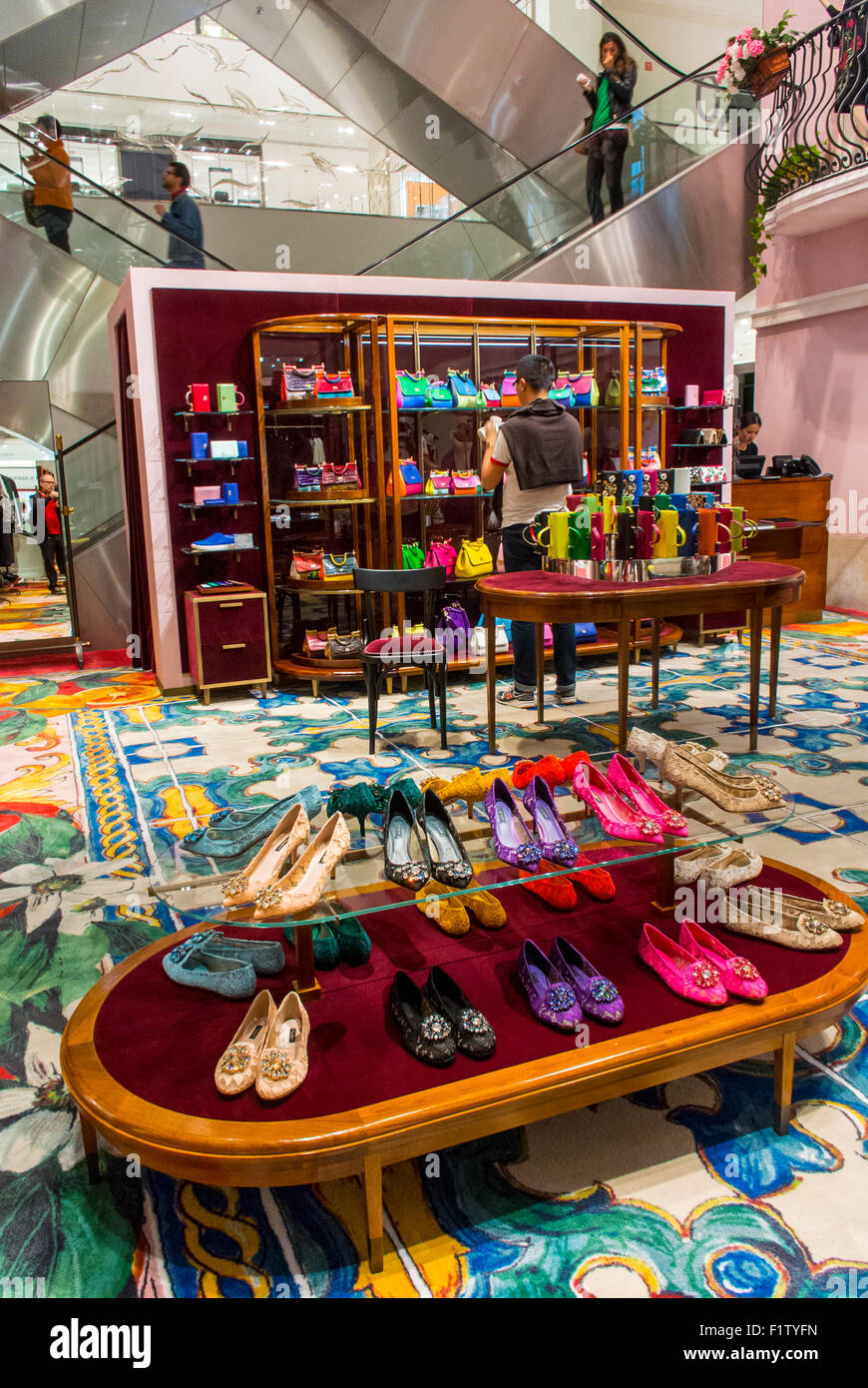 Clothing accessories store interiors hi-res stock photography and ...