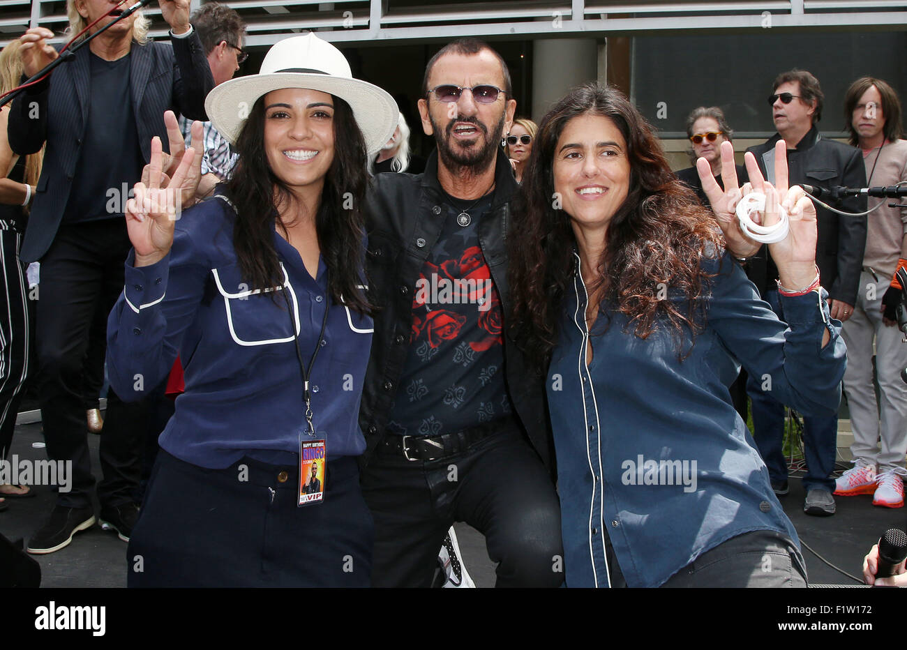 Birthday fan gathering for Ringo Starr's 75th and to call for peace ...