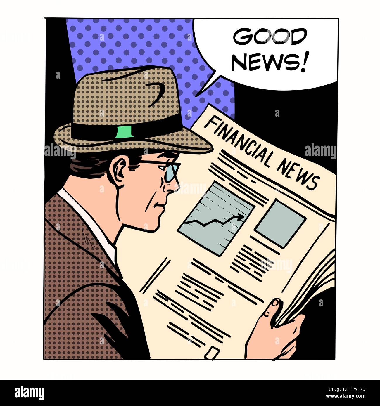 Comic art newspaper hi-res stock photography and images - Alamy