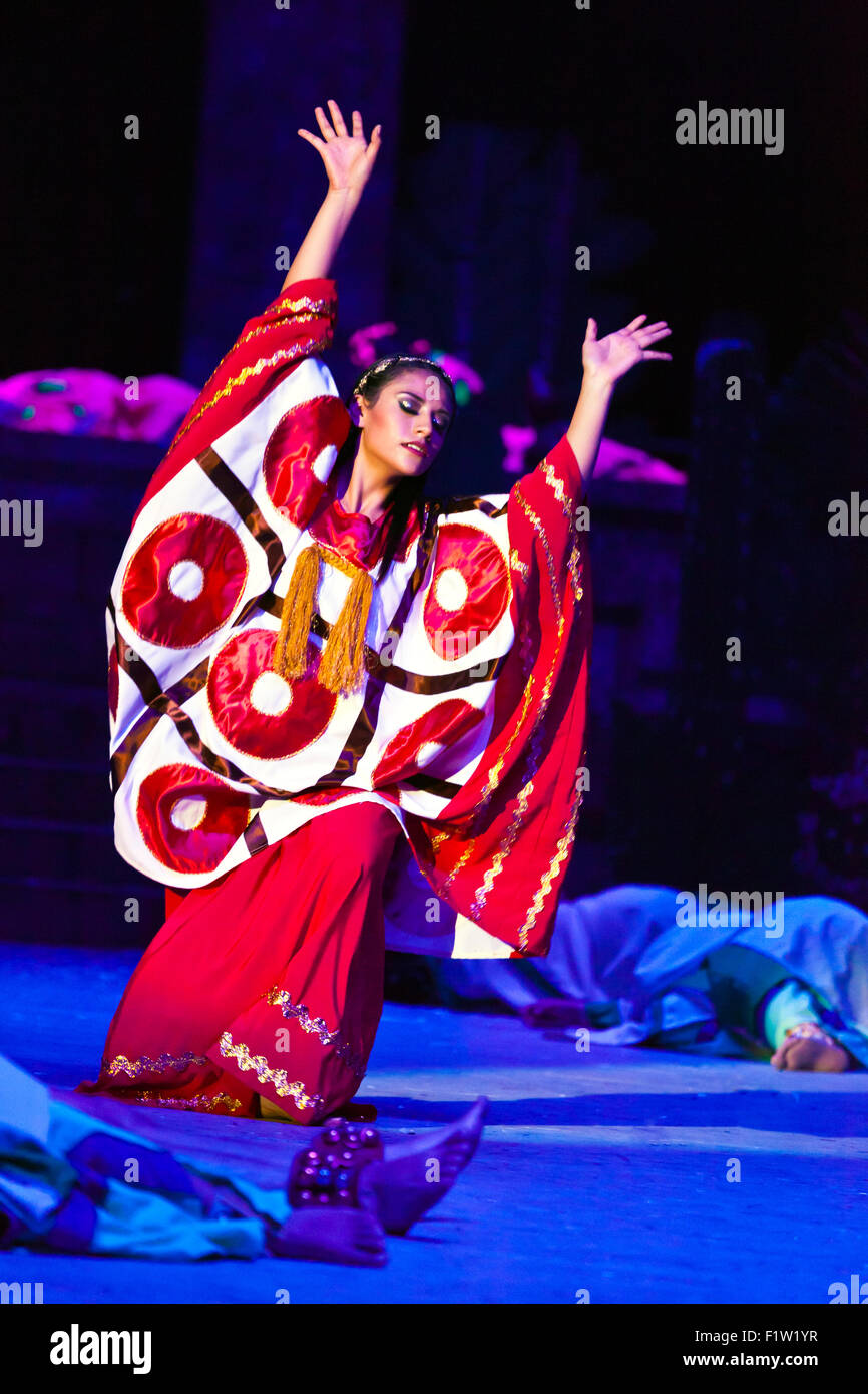 The DANAJI THE LEGEND performance includes dance and theater based on ...