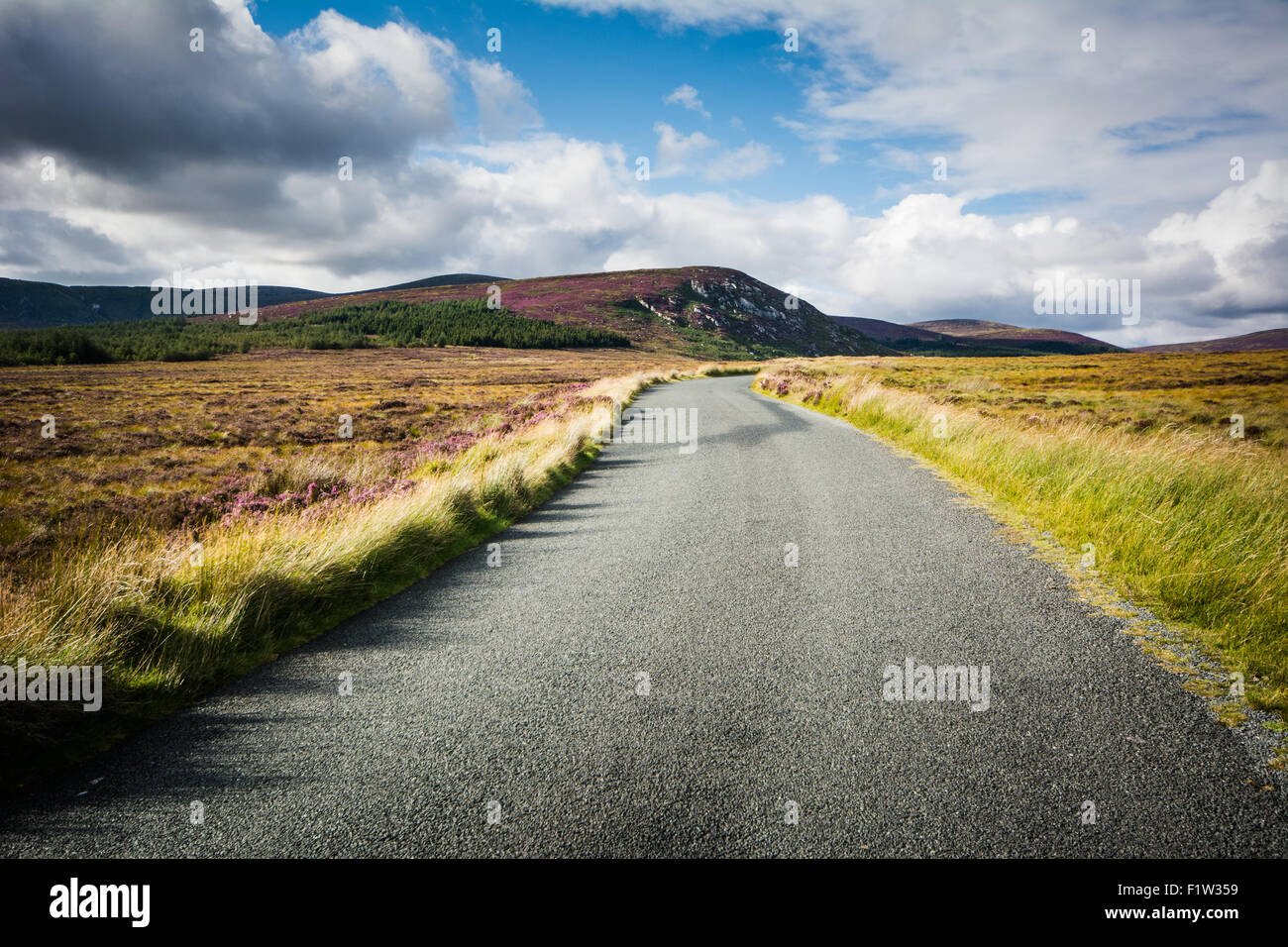 The 'Military Road' through the Glenmacnass area of Wicklow Mountains ...