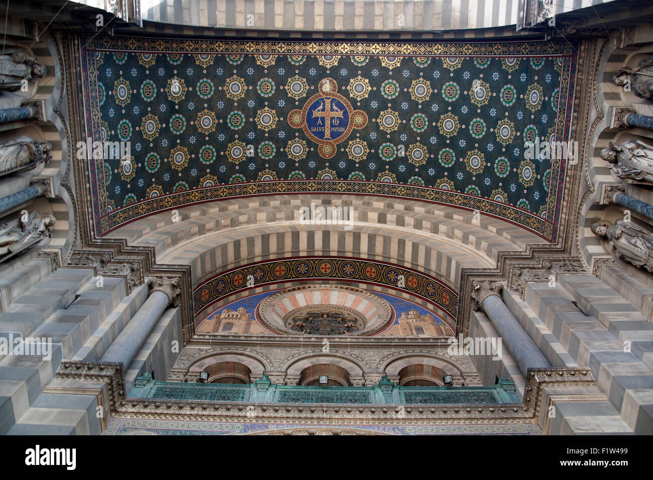Tiles on Marseille Cathedral - Cathédrale Sainte Marie Majeure de ...
