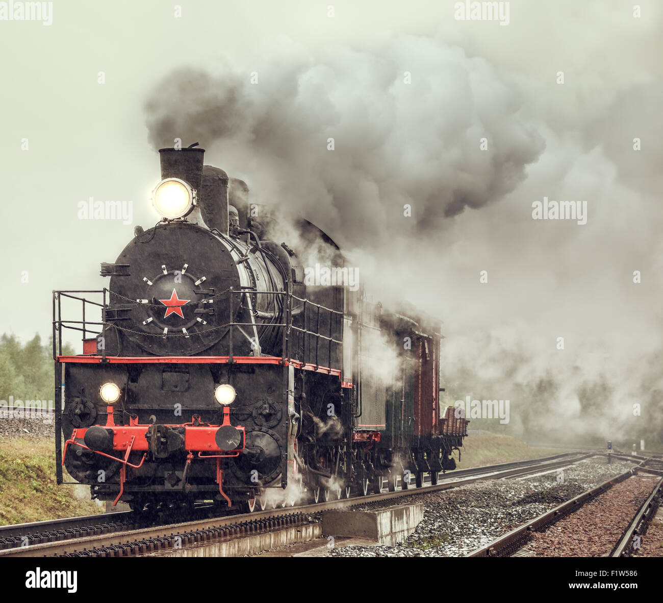 Cargo train 19th century hi-res stock photography and images - Alamy