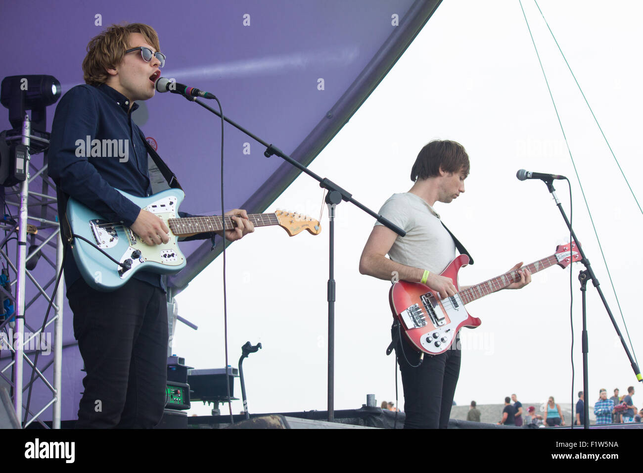 Kassassin Street playing at Victorious Festival 2015 Stock Photo - Alamy