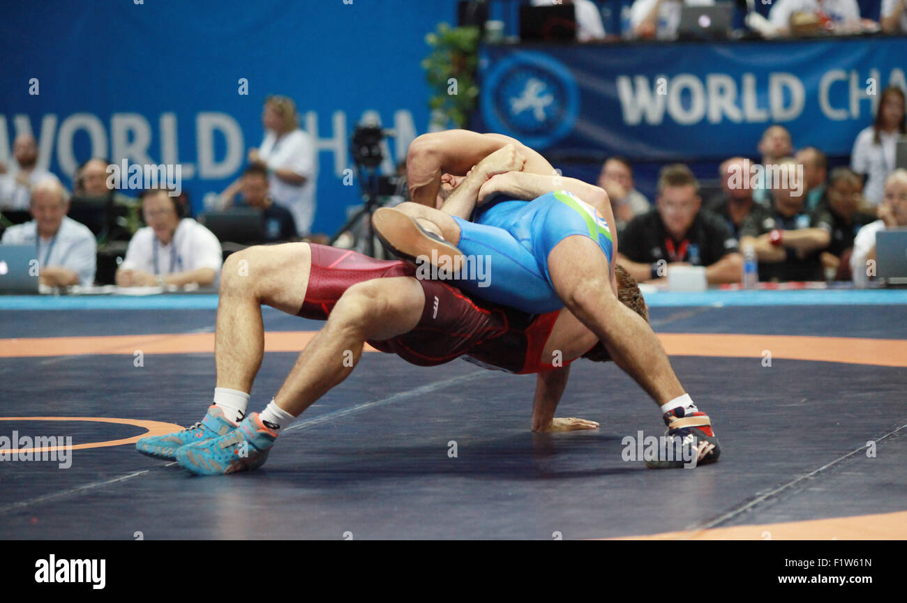 Las Vegas, Nevada, USA. 7th Sep, 2015. USA Andy Bisek defeats India's ...