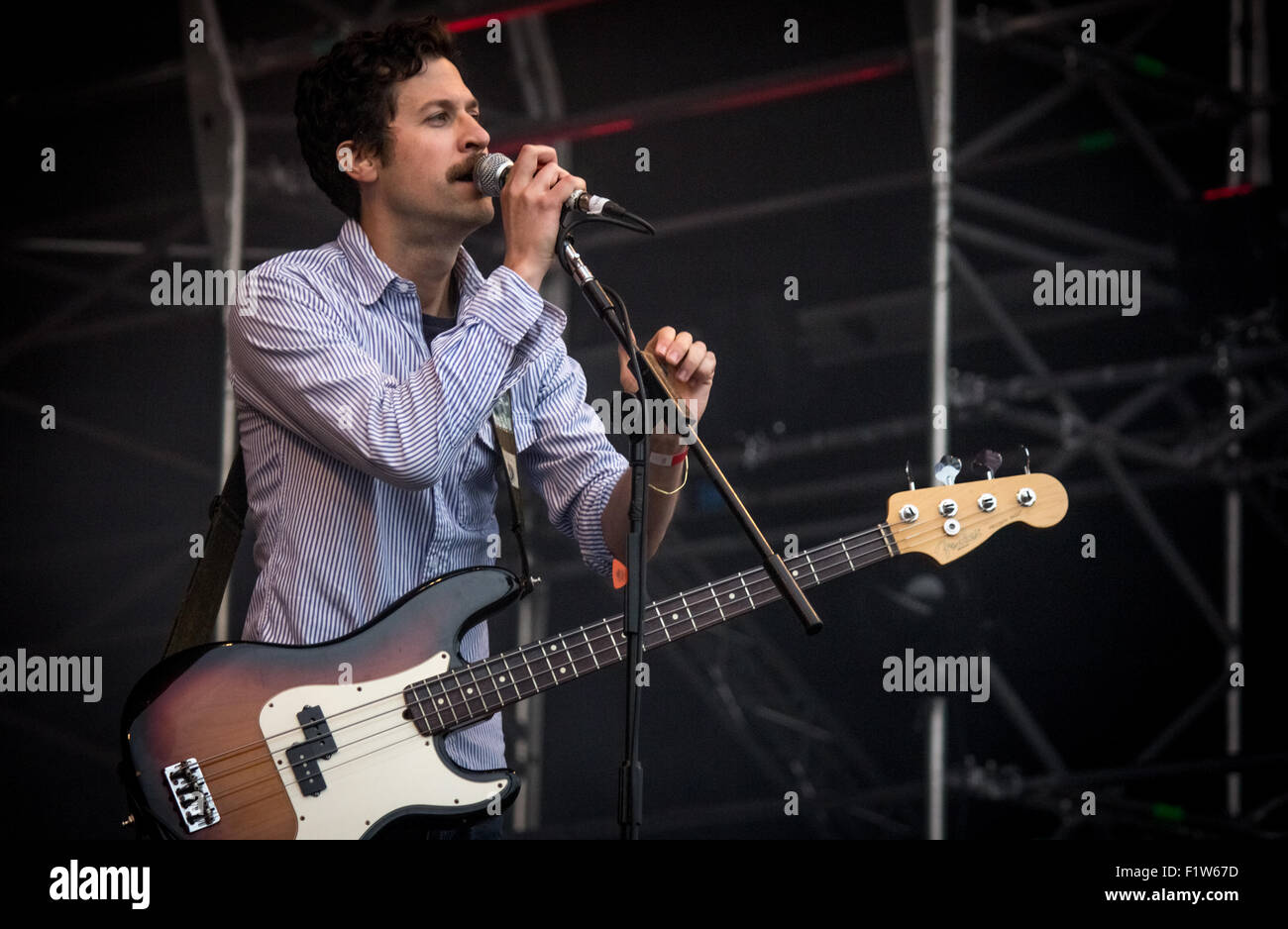 Speaking Into A Microphone High Resolution Stock Photography and Images ...