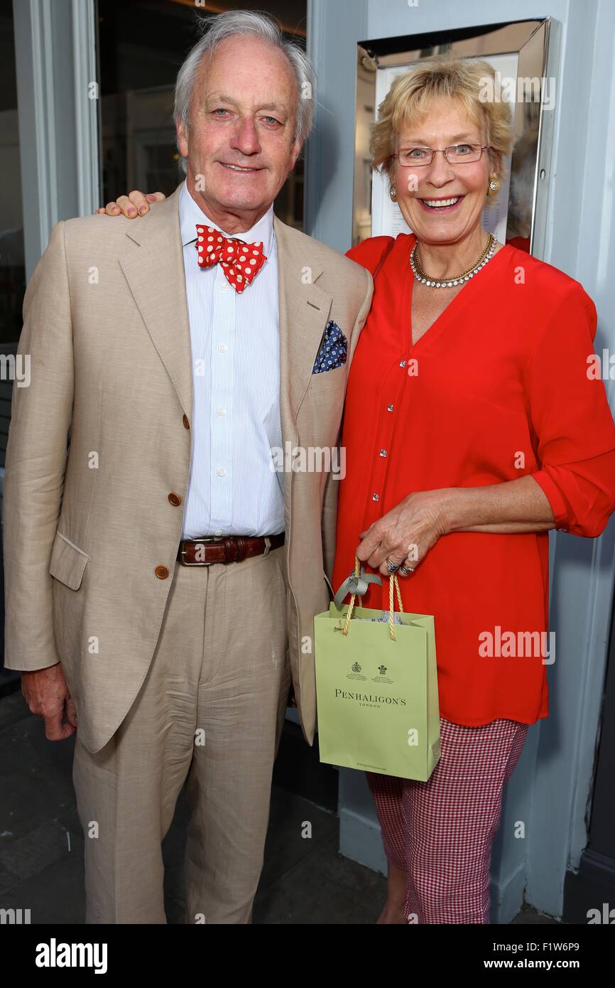 Guests attend Elizabeth Emanuel's birthday dinner held at Salmontini Le ...