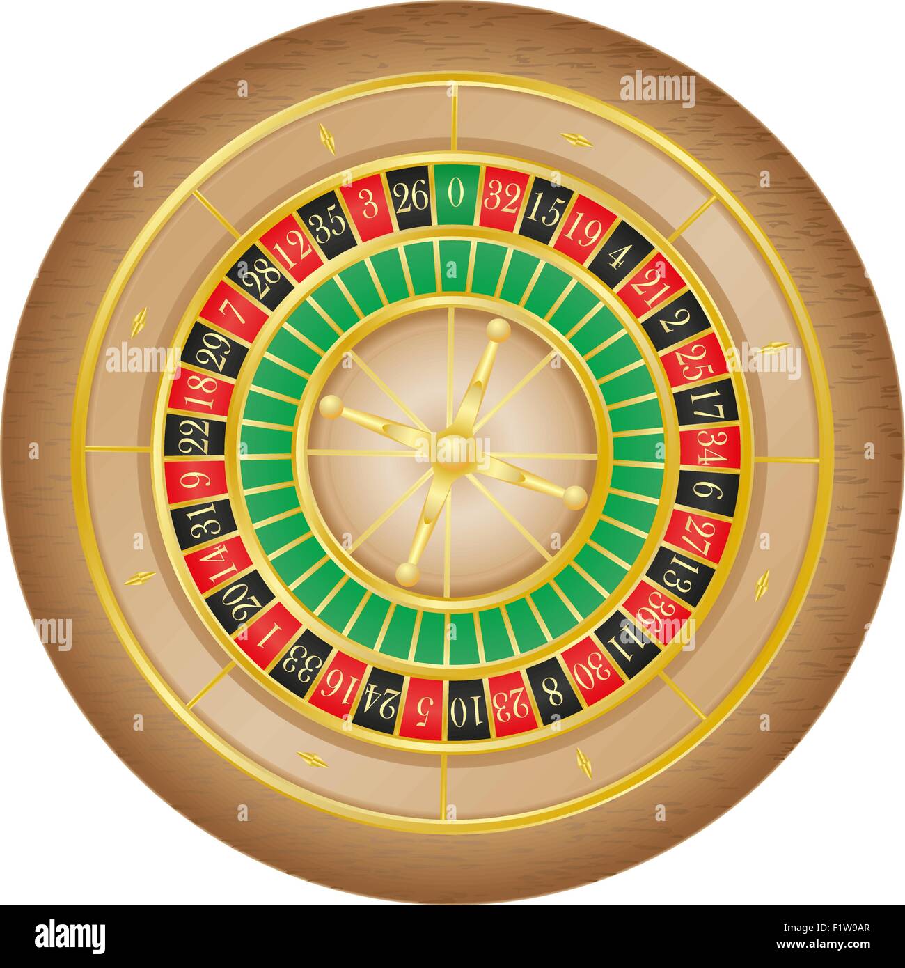 roulette casino vector illustration isolated on white background Stock ...