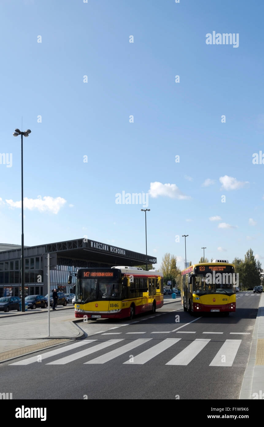 East Warsaw Railway and bus Station, Warszawa, Poland, Polska, Polish ...