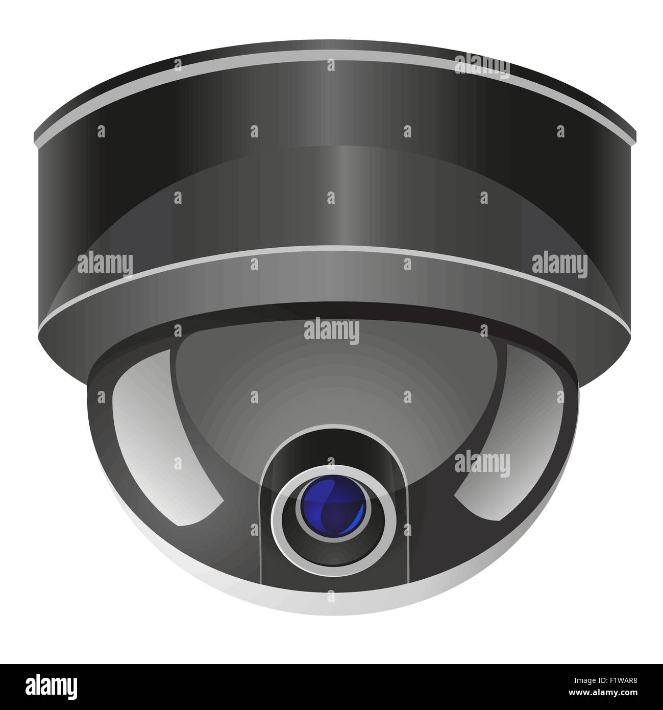 video surveillance camera vector illustration isolated on white ...