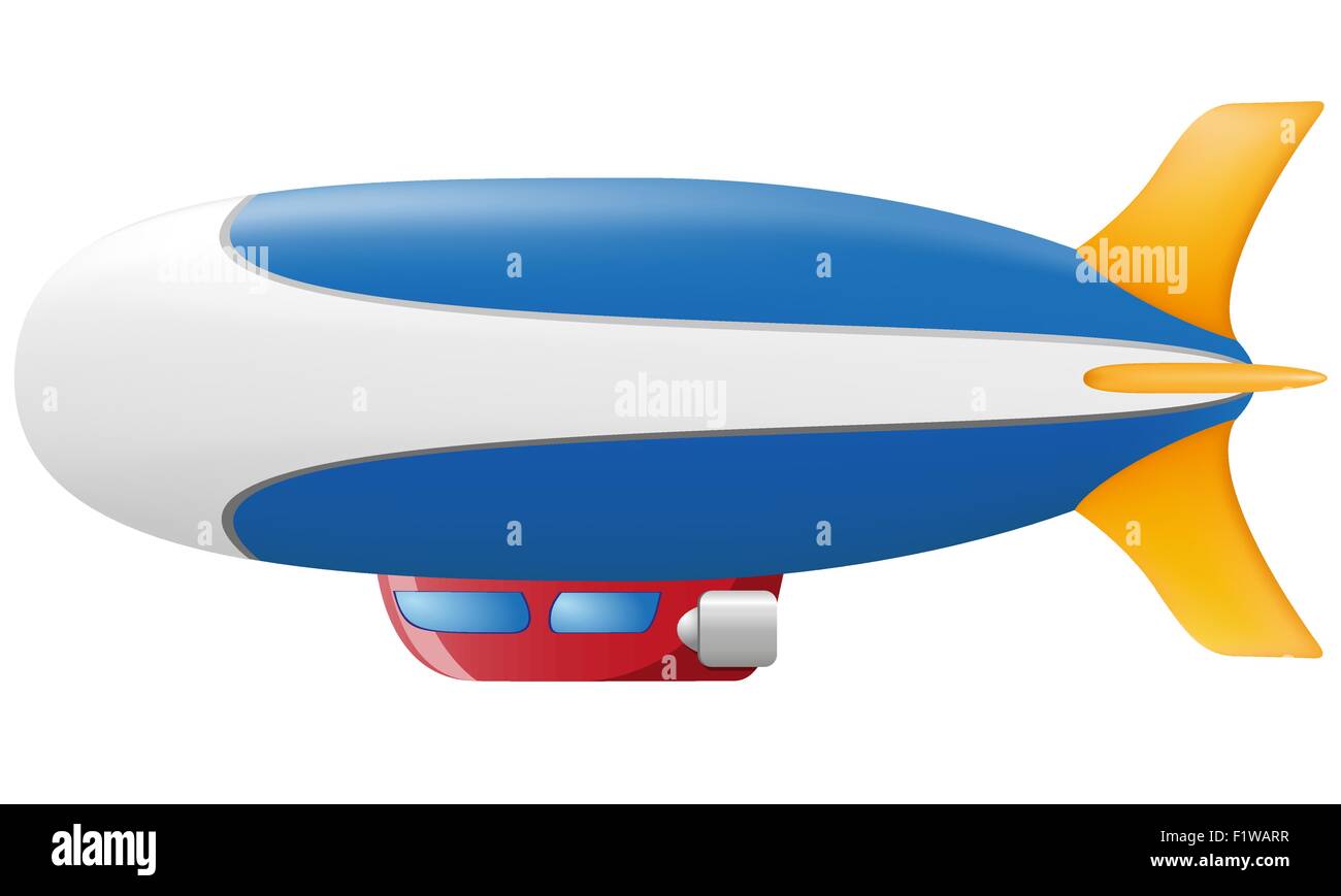 zeppelin vector illustration isolated on white background Stock Vector ...