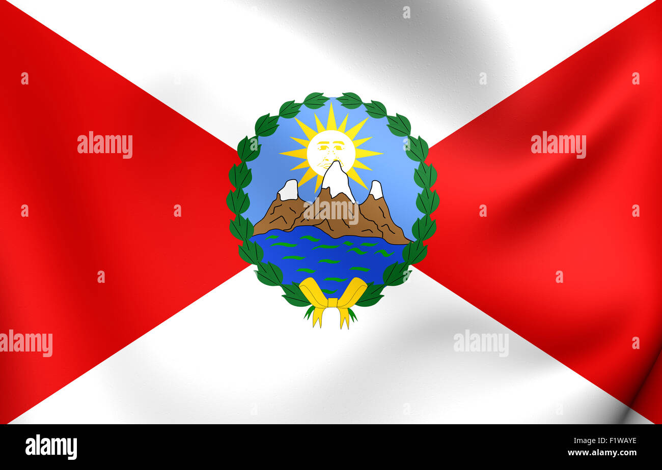 First Republican Flag of Peru (1821). Close Up Stock Photo - Alamy