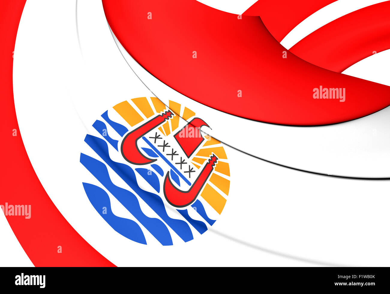 France french polynesia flag hi-res stock photography and images - Alamy