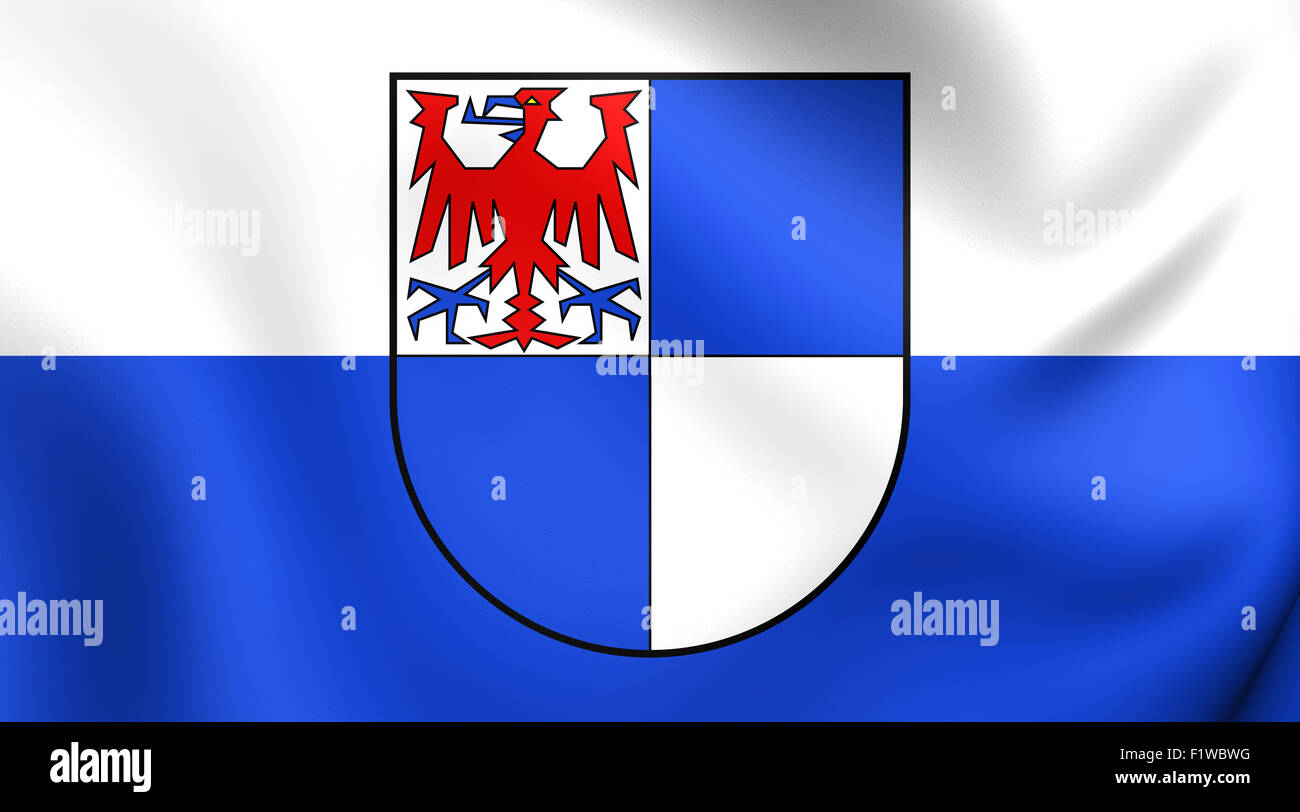 Flag of Schwarzwald-Baar, Germany. Close Up Stock Photo - Alamy