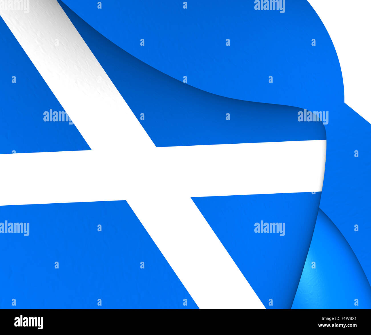 Flag of Scotland. Close Up Stock Photo - Alamy