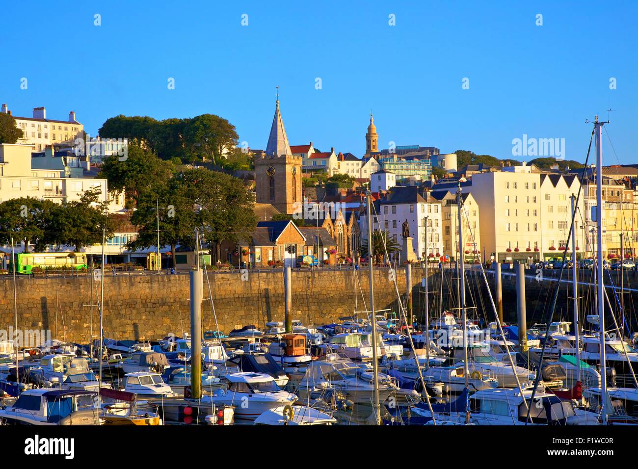 St Peter Port Is The Capital Of Guernsey High Resolution Stock ...