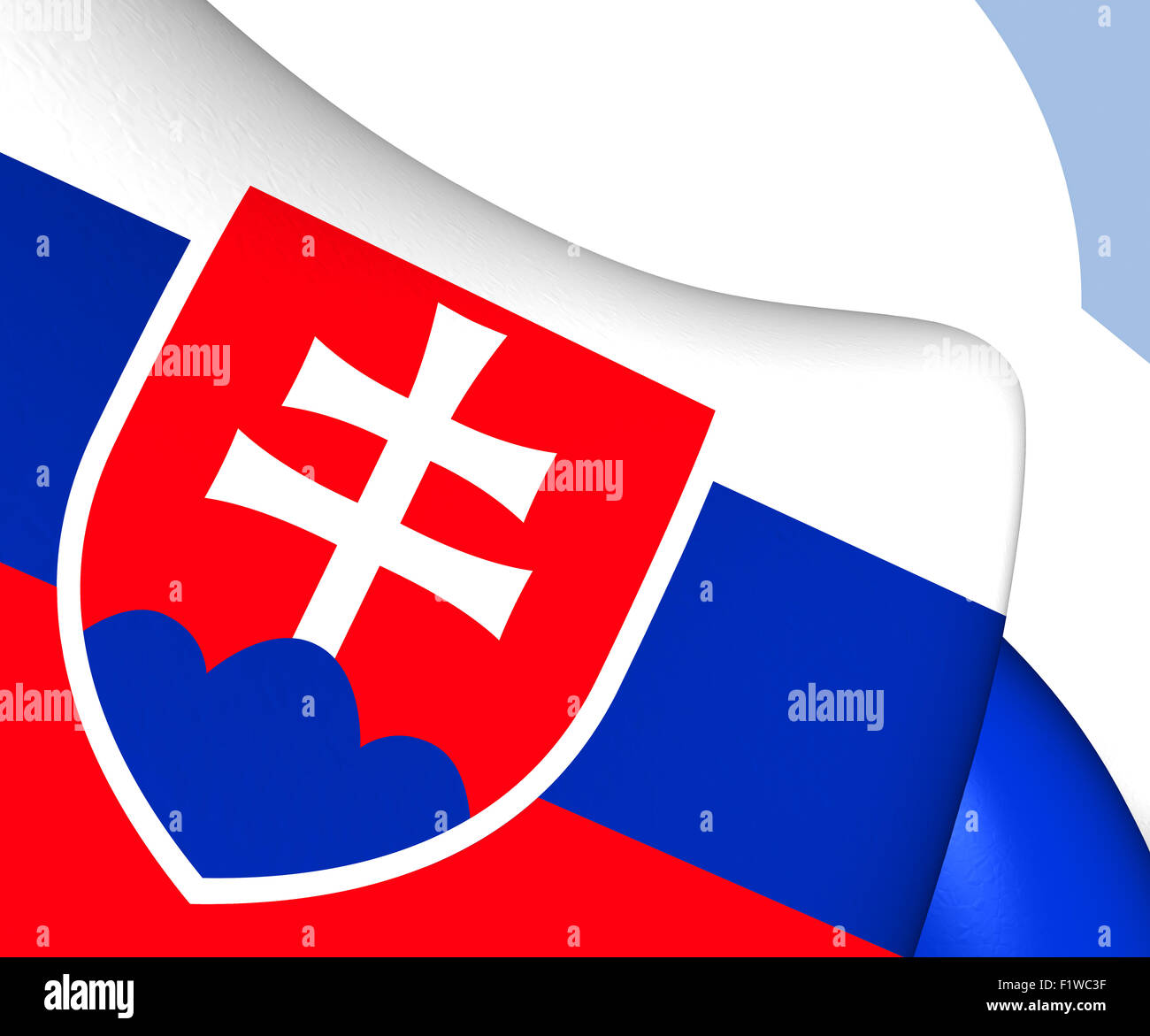 Slovak flag waving hi-res stock photography and images - Alamy