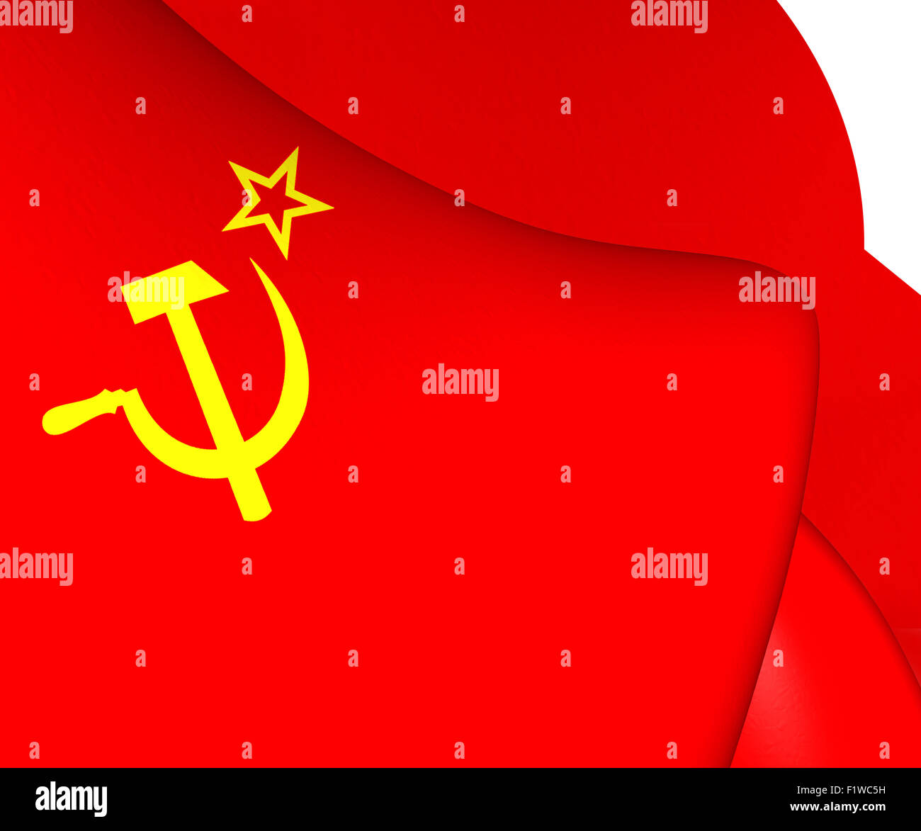 Flag of the Soviet Union. Close Up Stock Photo - Alamy