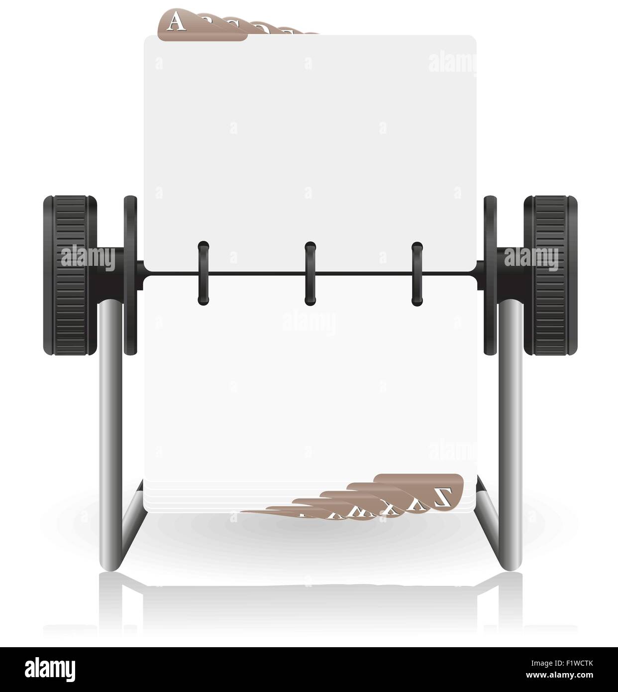 card holder and catalog vector illustration isolated on white ...