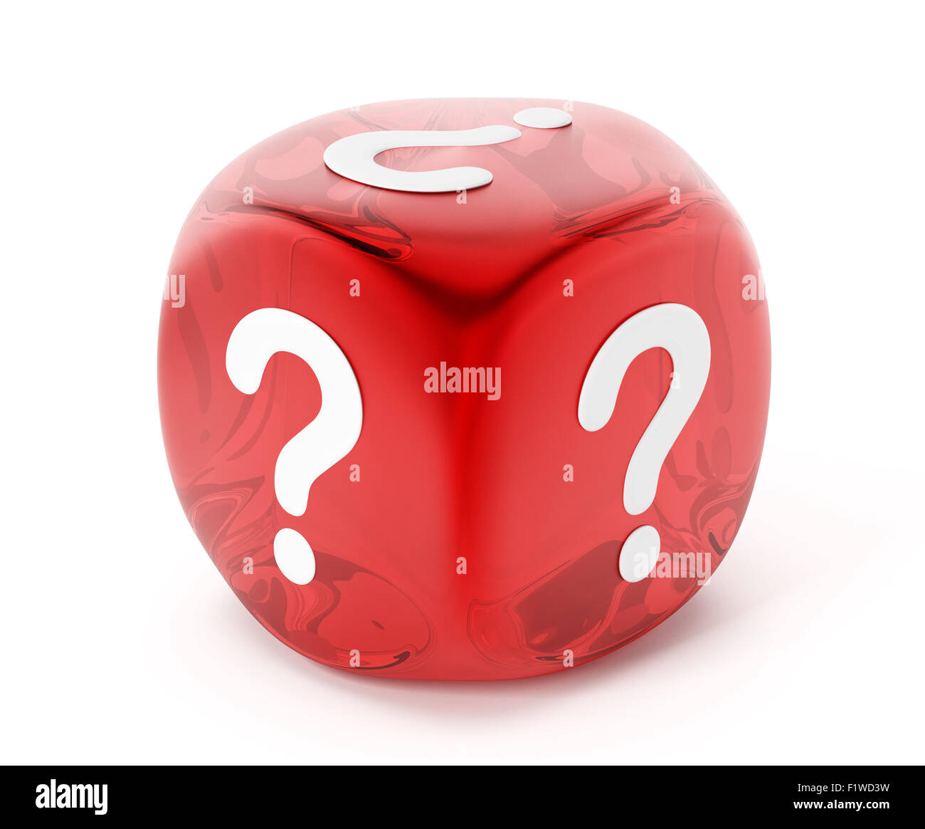 Dice question mark symbol isolated hi-res stock photography and images ...