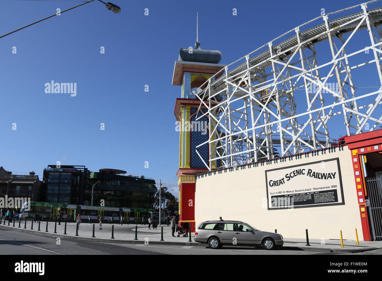 Luna park scenic railway hi-res stock photography and images - Alamy