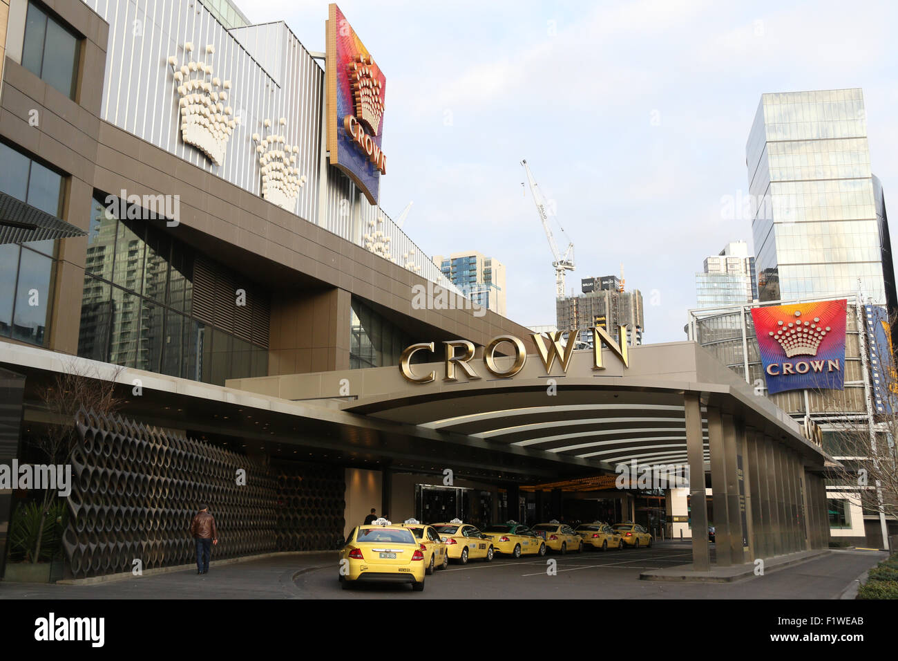 Melbourne crown entertainment complex hi-res stock photography and ...