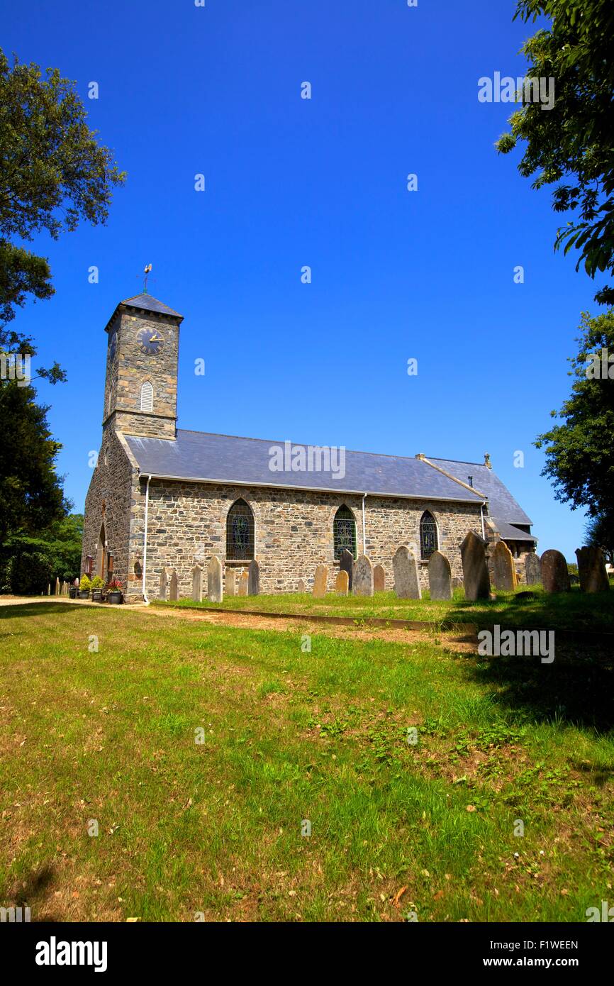 St. Peter's Church, Sark, Channel Islands, United Kingdom Stock Photo ...
