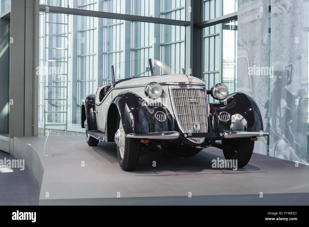Interior of Audi museum in Ingolstadt Stock Photo - Alamy