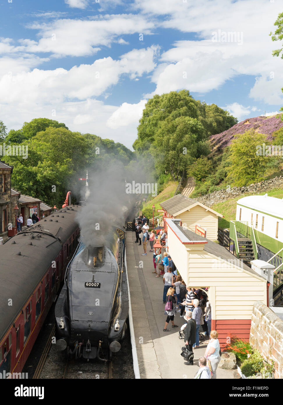 Goathland Steam Railway Station, The North Yorkshire Moors, August 2015 ...