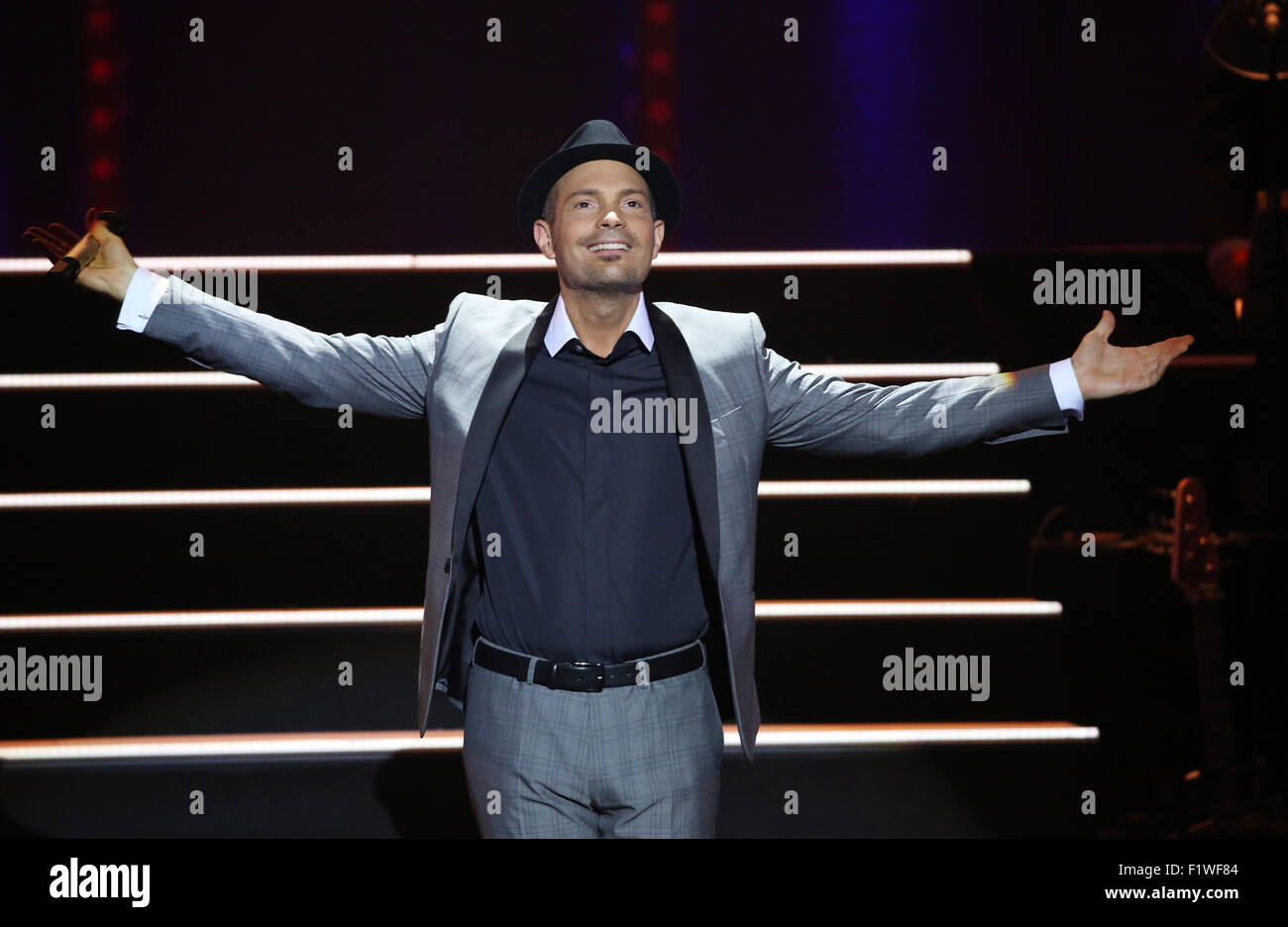 Singer Roger Cicero performs on stage during his concert 'Cicero sings ...