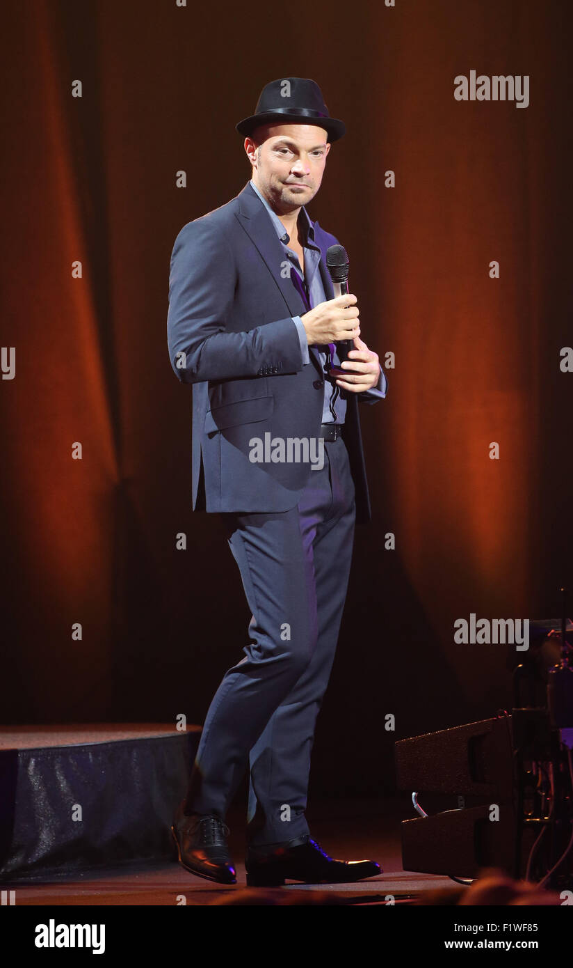 Singer Roger Cicero performs on stage during his concert 'Cicero sings ...