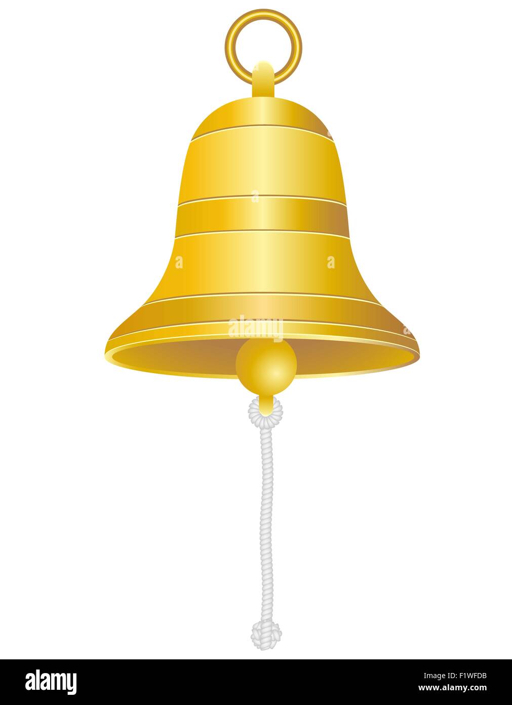 ship bell vector illustration isolated on white background Stock Vector ...