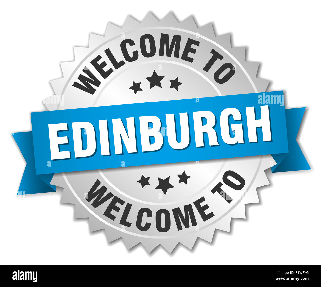 Welcome to edinburgh sign Cut Out Stock Images & Pictures - Alamy