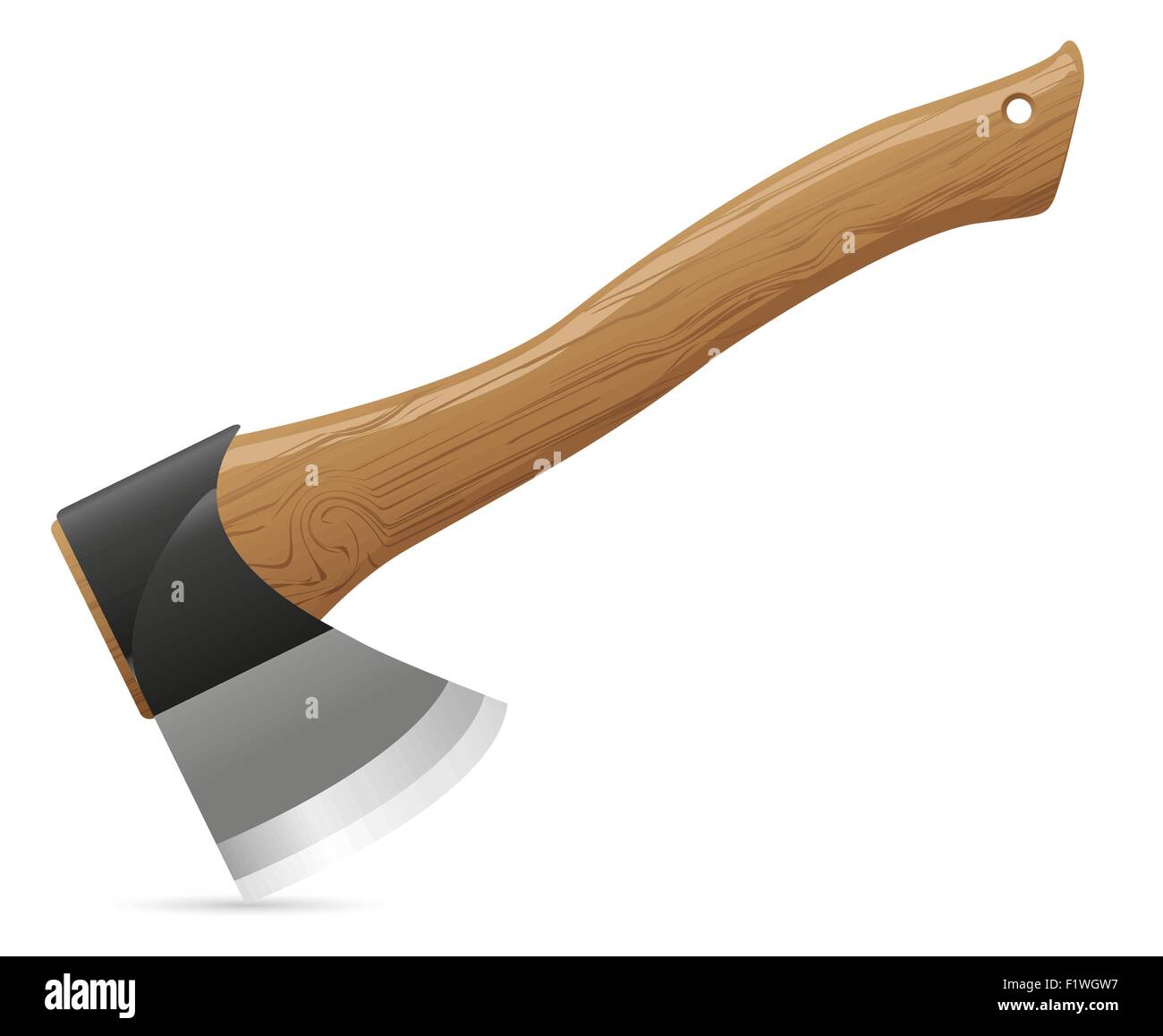 axe vector illustration isolated on white background Stock Vector Image ...