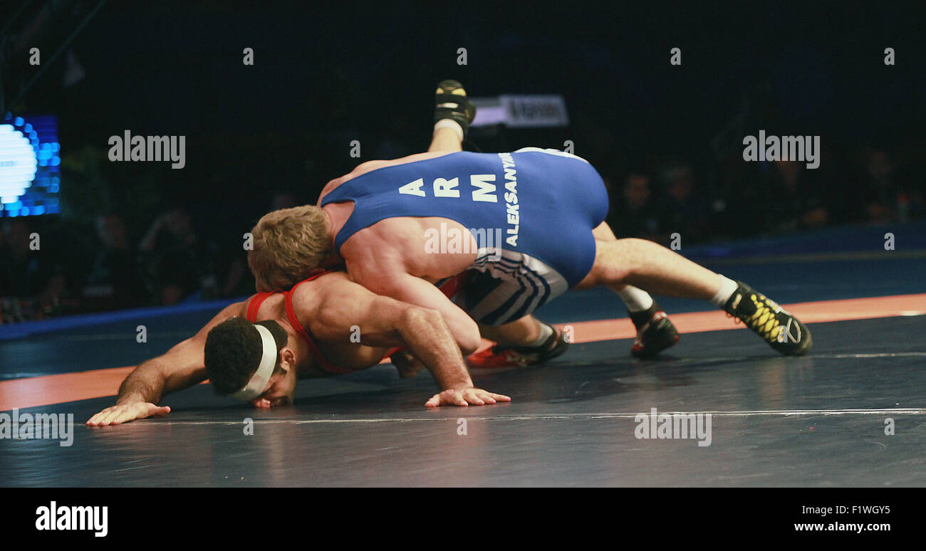 Las Vegas, Nevada, USA. 7th Sep, 2015. Armenian Artur Aleksanyan ...