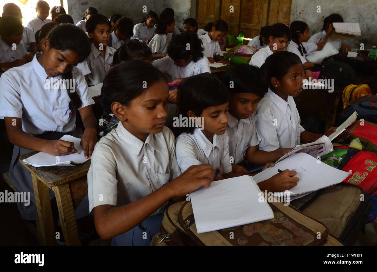 Allahabad, Uttar Pradesh, India. 8th Sep, 2015. Allahabad: School ...