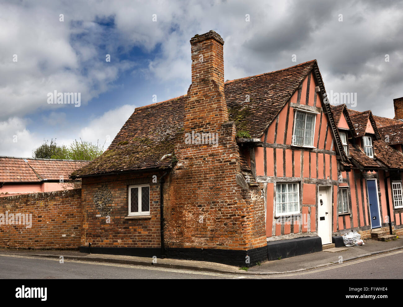 Lavenham, a village and civil parish in Suffolk, England noted for its ...
